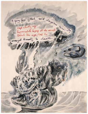 A Young Fox filled with dangerous curiosity..., - 1957 - Jean-Jacques Lebel