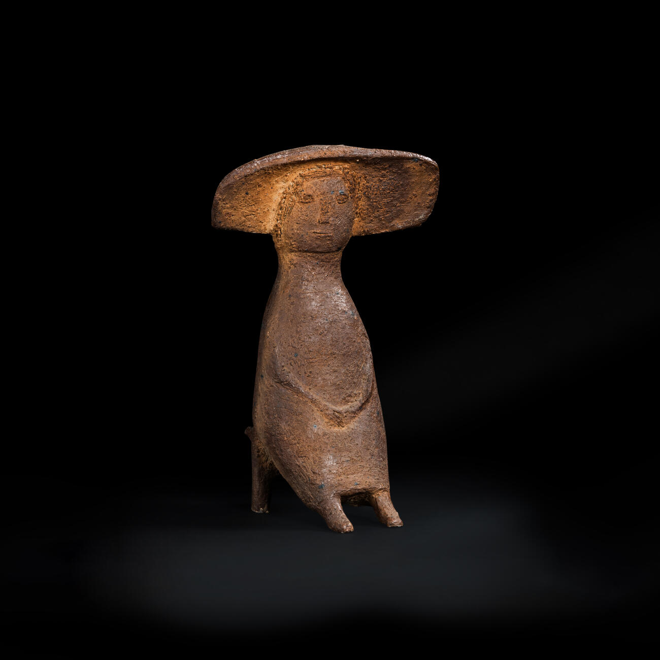 Femme assise au grand chapeau, 1962 - Jean et Jacqueline Lerat Femme assise au grand chapeau, 1962 - Jean et Jacqueline Lerat