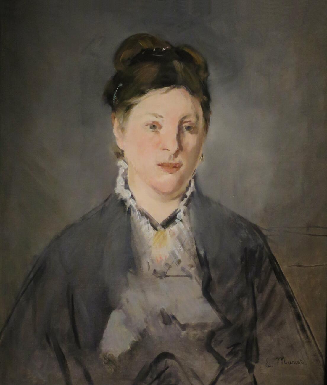Portrait de Madame Manet de face - Edouard Manet
